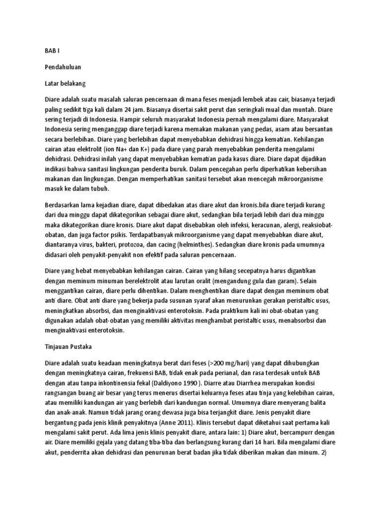 Farmakologi Antidiare | PDF