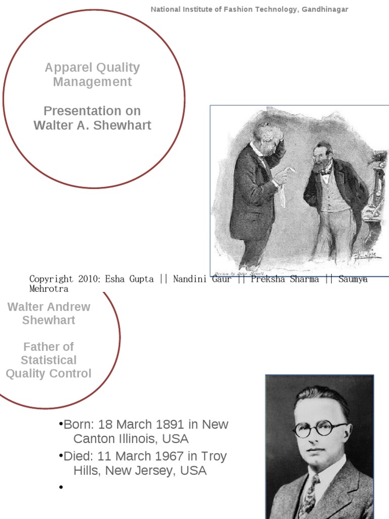Apparel Quality Management: Presentation On Walter A. Shewhart | PDF ...