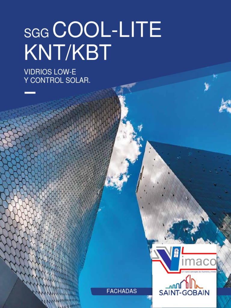 Brochure SGG Cool Lite KNT - KBT | PDF | Aislamiento térmico | Lentes