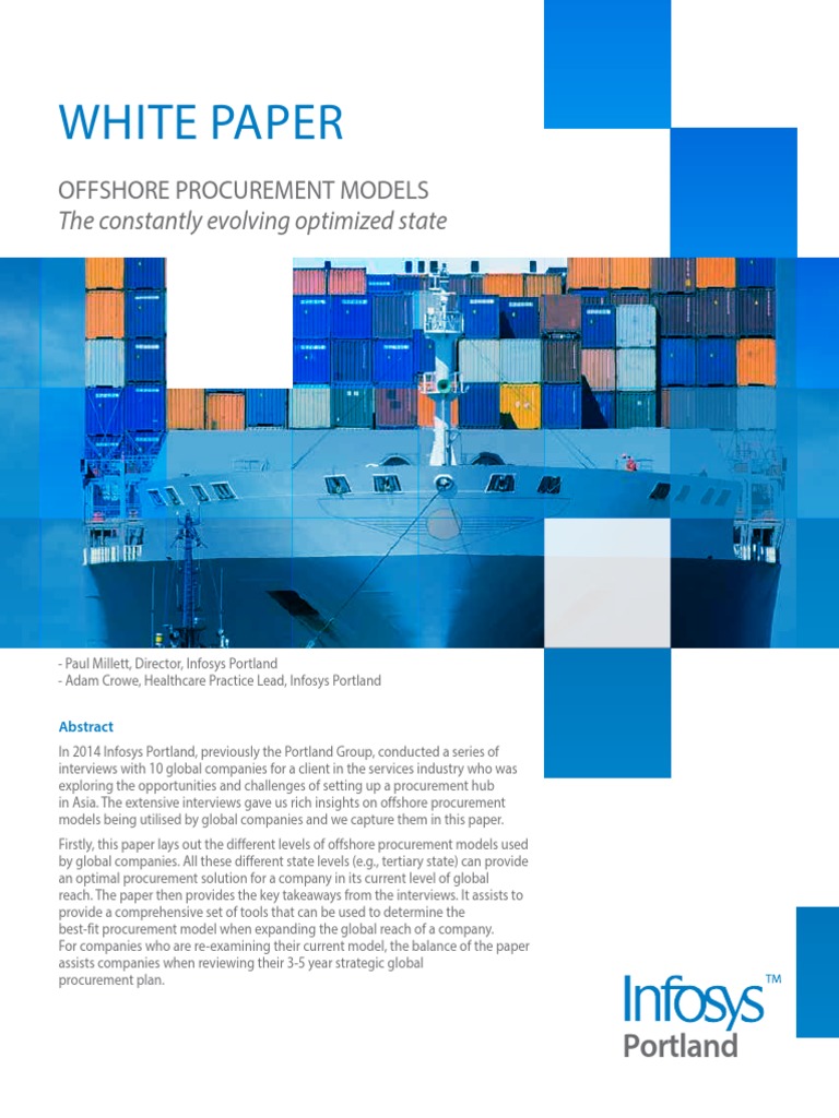 Offshore Procurement Models | PDF | Outsourcing | Procurement