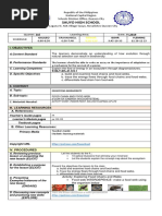 District Science Accomplishment | PDF | Experiment | Curriculum