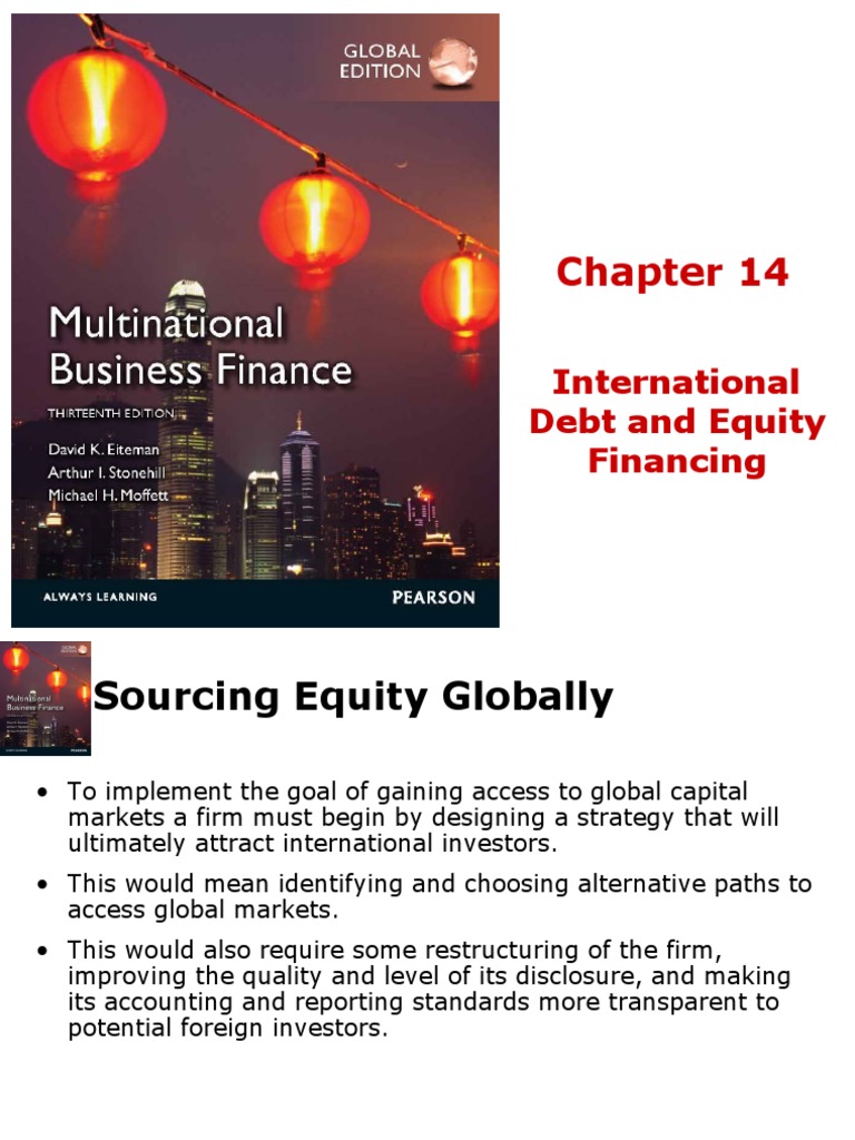 Chap 6 International Debt and Equity Financing | PDF | American ...