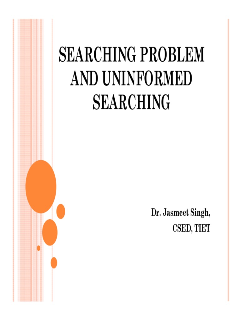 Uninformed Search Algorithms Pdf Algorithms And Data Structures Combinatorics