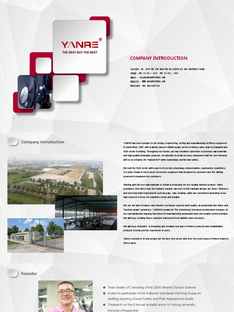 Company Introduction PDF | PDF | Machines | China