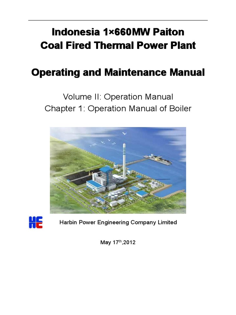 Chapter 1 Operation Manual of Boiler | PDF | Boiler | Furnace