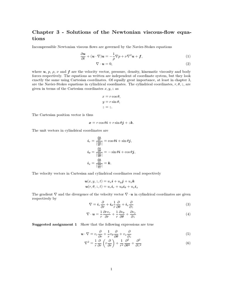 Solving Laminar Parallel Shear Flows Using the Finite Element Method | PDF | Finite Element ...