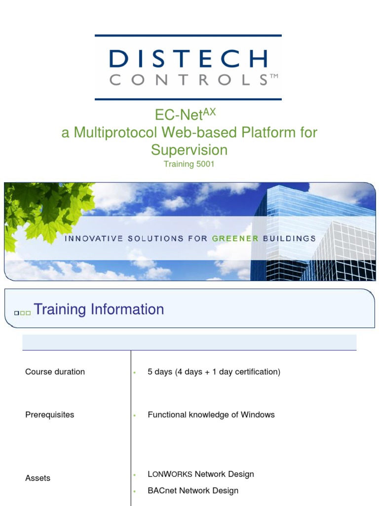 NIAGARA EC-Net AX STUDY BOOK AND PRACTICE PDF | PDF | Hypertext Transfer Protocol | Computer Network