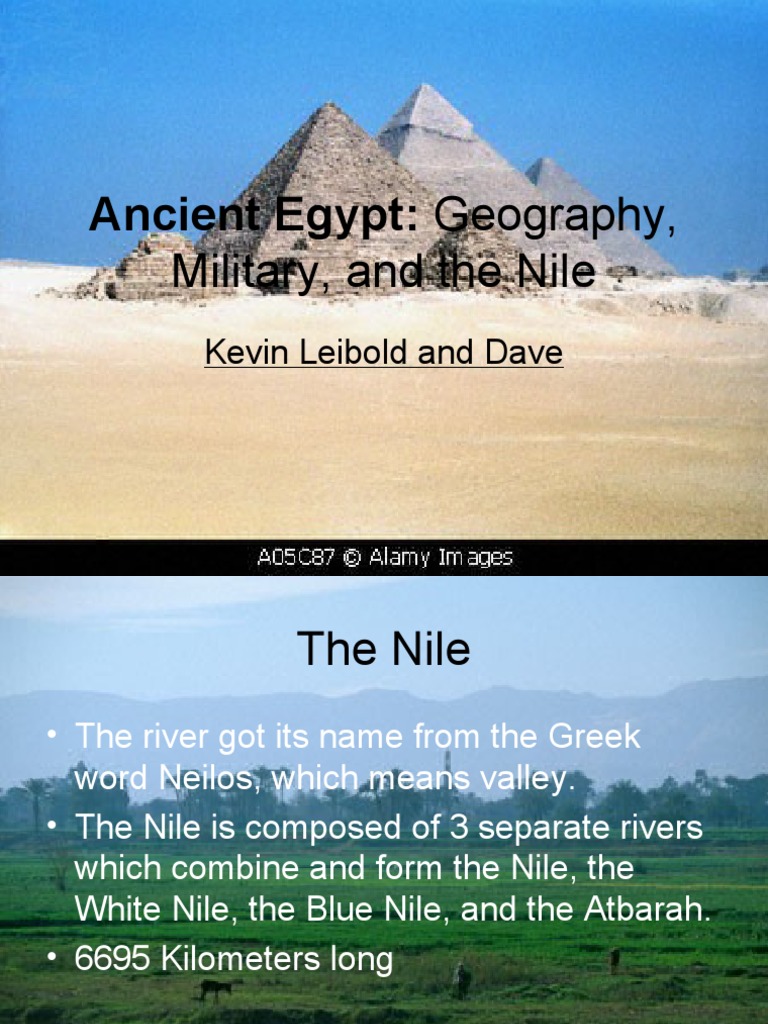 Ancient Egypt Nile Geo Mili | PDF | Nile | Geography
