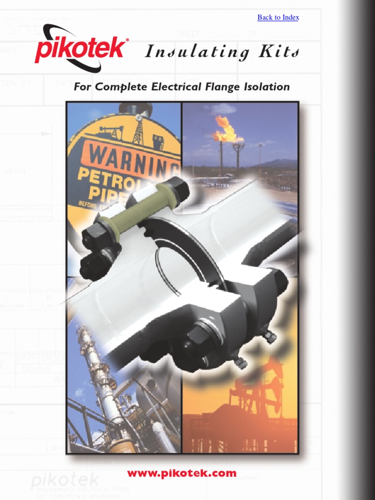 Pikotek Flange Insulation Kits Overview | PDF | Washer (Hardware ...