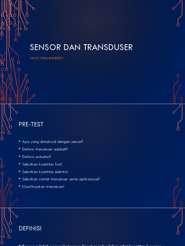 Sensor Dan Transduser | PDF