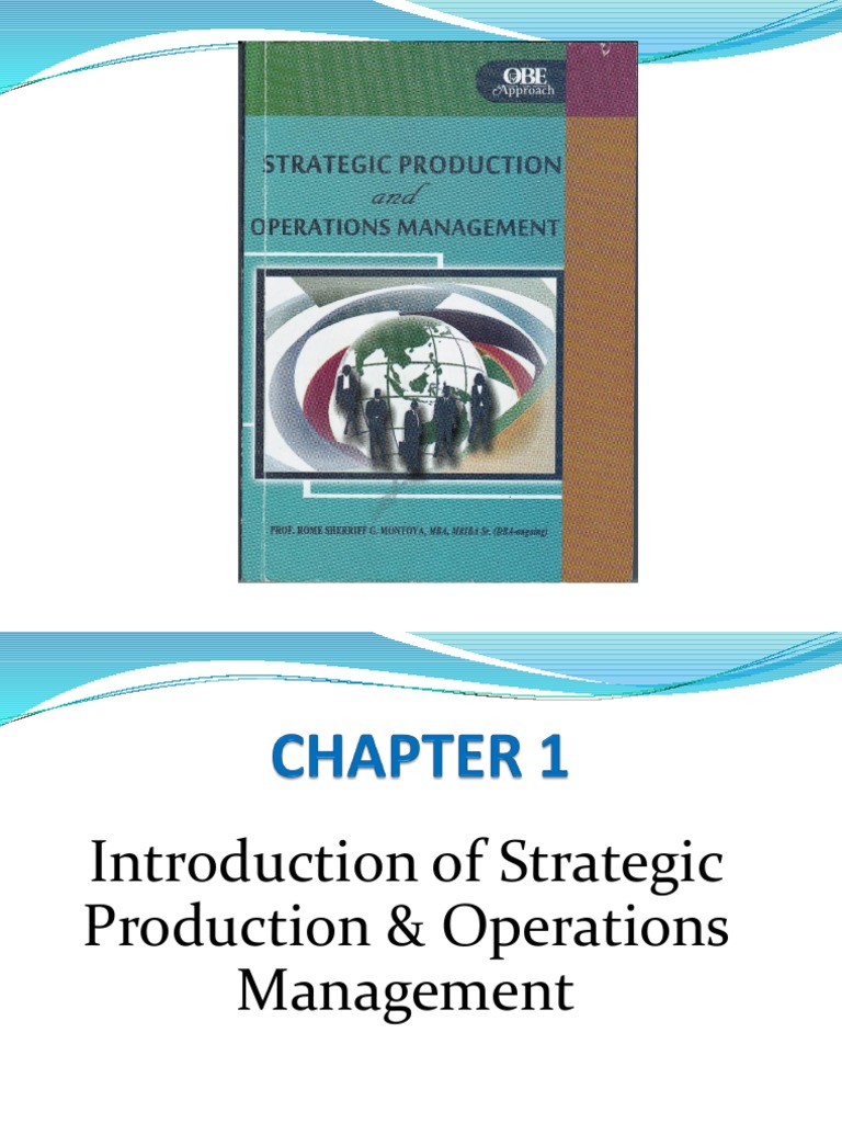 Operations Management | PDF | Operations Management | System