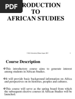 An Introduction To African History | PDF | Colonialism | Africa
