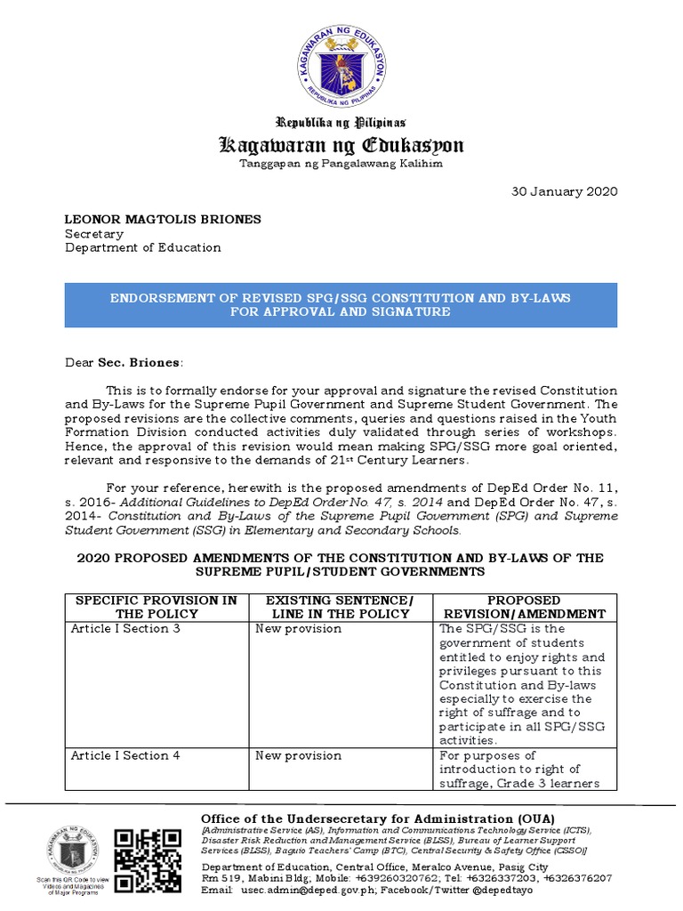 L Final Endorsement Letter To SLMB Constitution Without National Fed ...