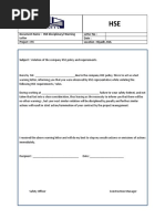 PPE Warning Letter | PDF