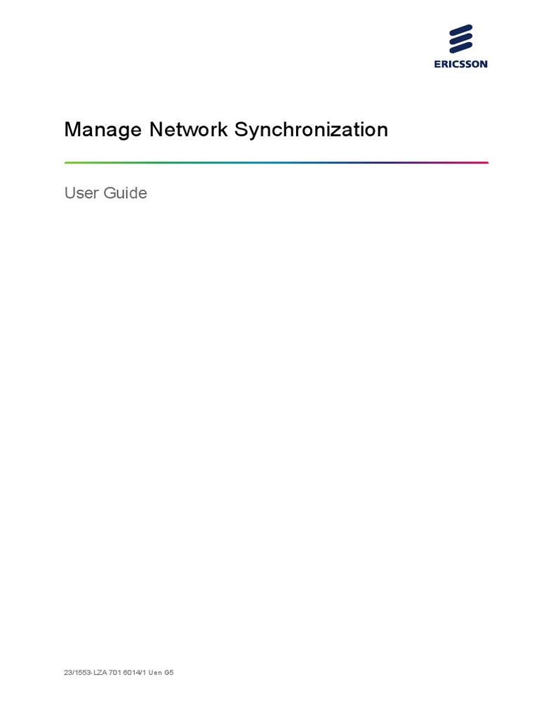 Manage Network Synchronization | PDF | I Pv6 | Quality Of Service