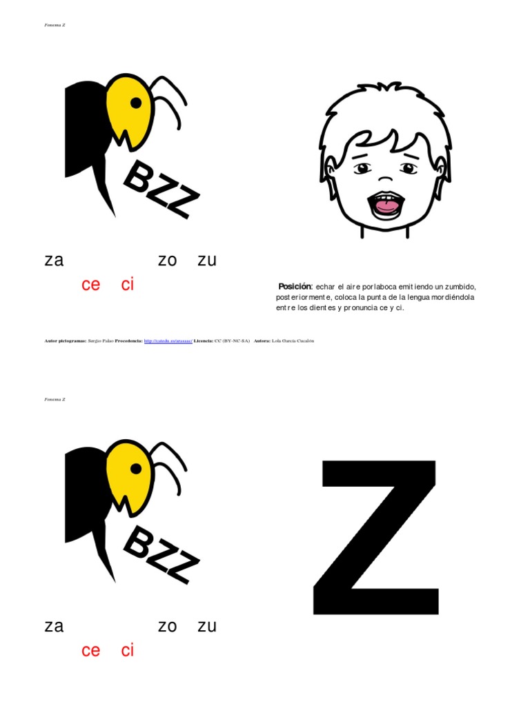 Presentacion Fonema Z | PDF