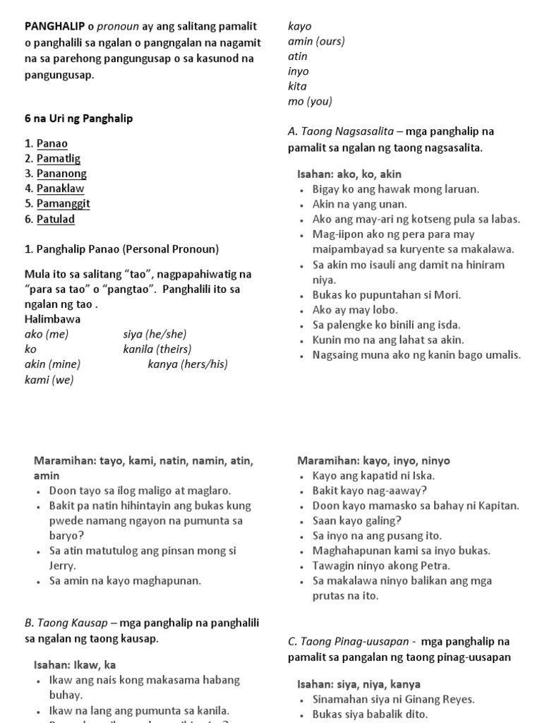 Filipino Lesson Q2 | PDF