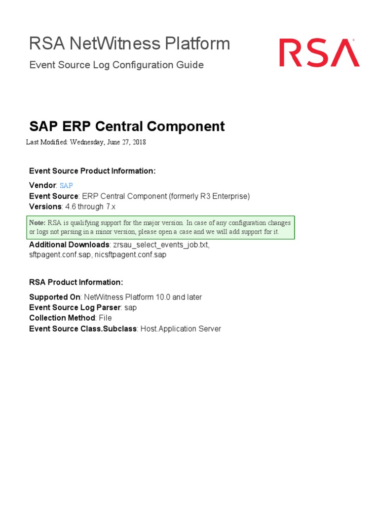 Sap Erp | PDF | Source Code | Sap Se