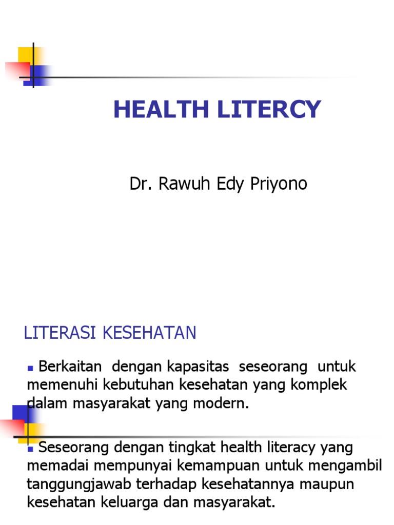 Health Literacy | PDF