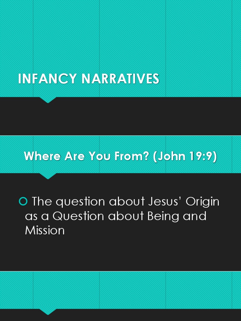 Infancy Narratives | PDF | John The Baptist | Christianity