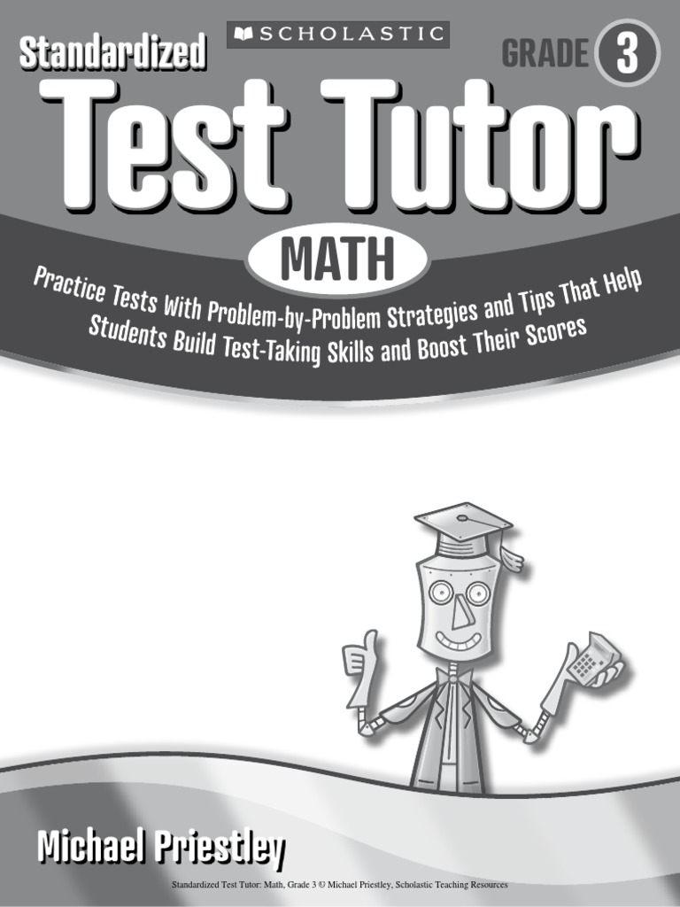 Scholastic Test Tutor Math 3 | PDF | Tutor | Standardized Tests