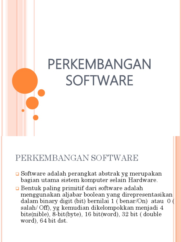 Perkembangan Software | PDF