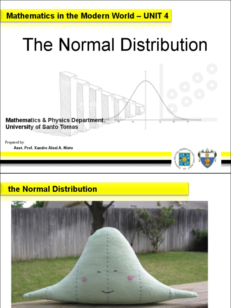 4.3 The Normal Distribution With EXCEL Functions PDF | PDF | Standard ...