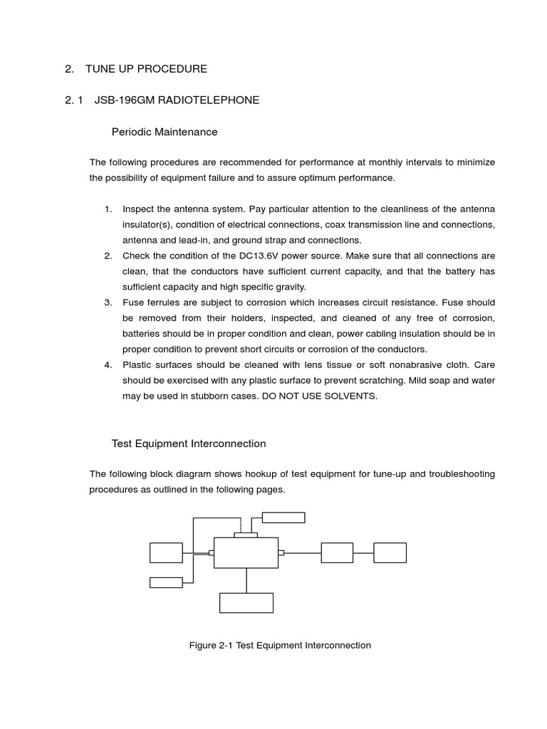 JSB Maintenance | PDF | Volt | Battery Charger