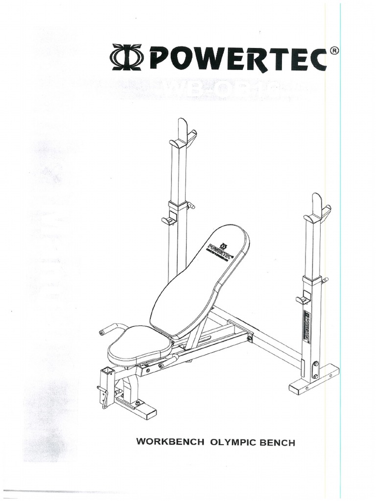 WB OB16 Powertec Bench Press Manual | PDF