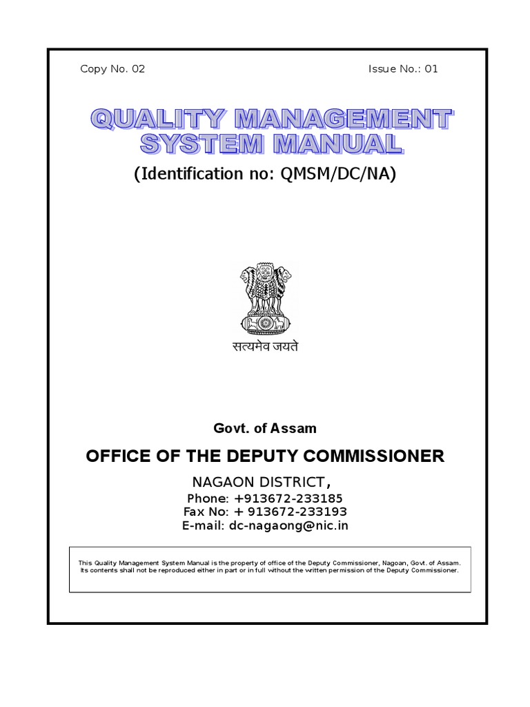 QMS Manual | PDF | Quality Management System | Quality Management