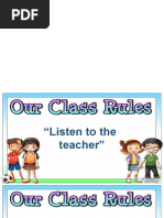 Classroom House Rules | PDF