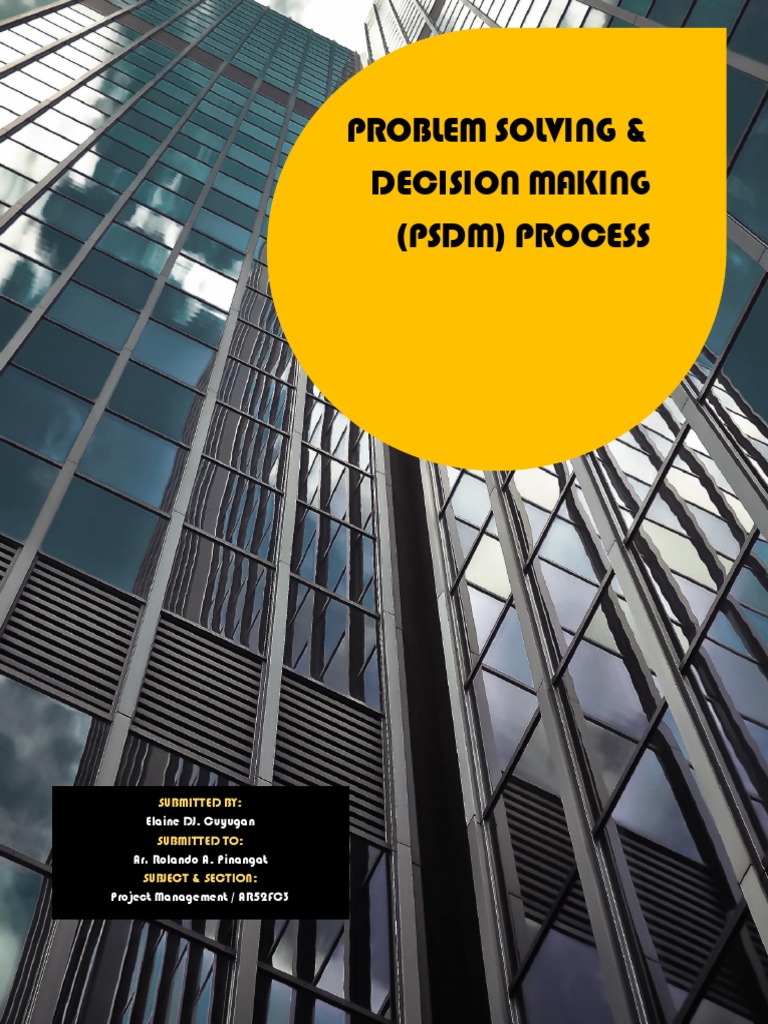 PSDM Process: Five-Step Model Guide | PDF | Decision Making | Methodology