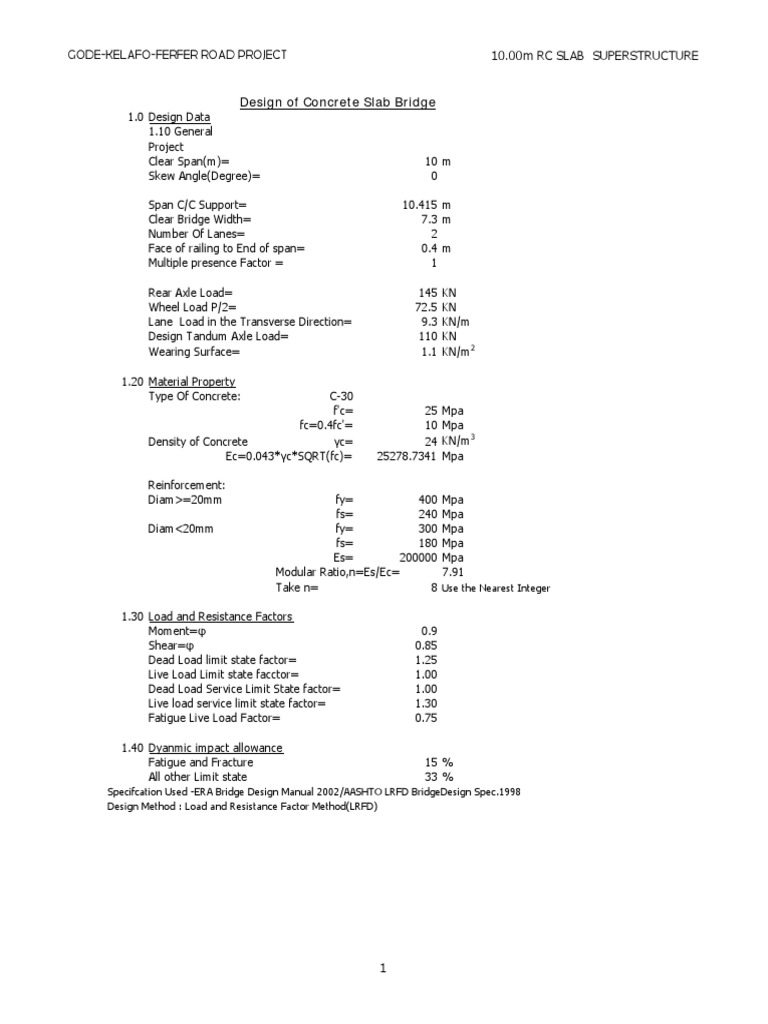 Bridge Design | PDF | Fatigue (Material) | Bridge