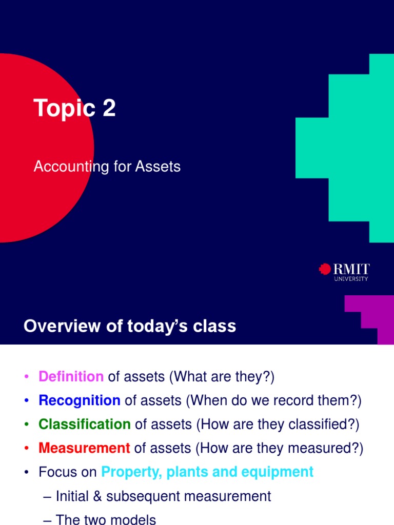 Accounting for Assets Overview | PDF | Depreciation | Cost