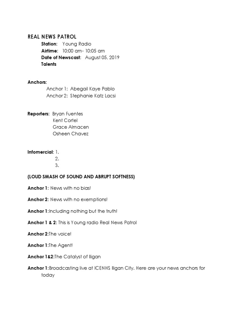 Radio Broadcast Final Paper | PDF | Rodrigo Duterte