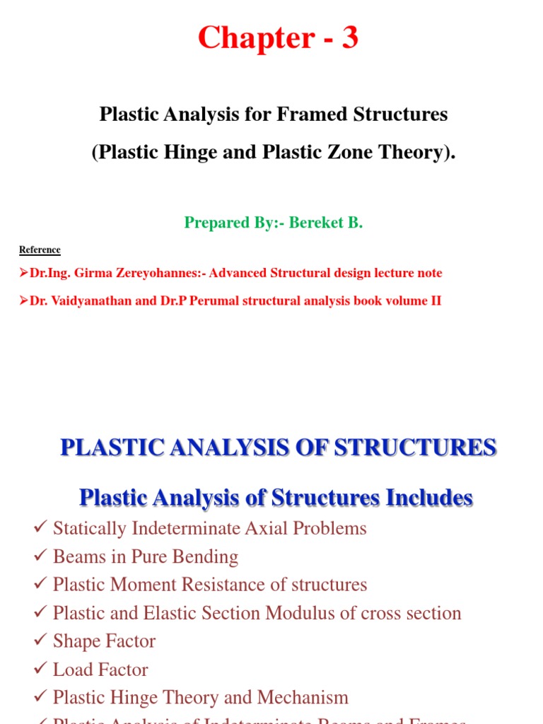 Chapter 3. Plastic Analysis For Structure. B | PDF | Plasticity ...