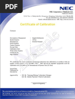 Earthing Test Certificate PDF | PDF