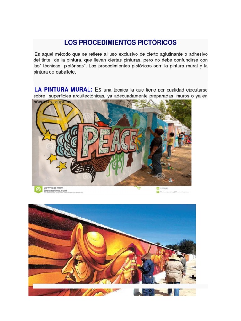 Procedimientos Pictóricos en Pintura | PDF | Visión | Medios de arte
