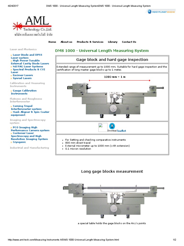 DMS 1000 - Universal Length Measuring SystemDMS 1000 - Universal Length ...