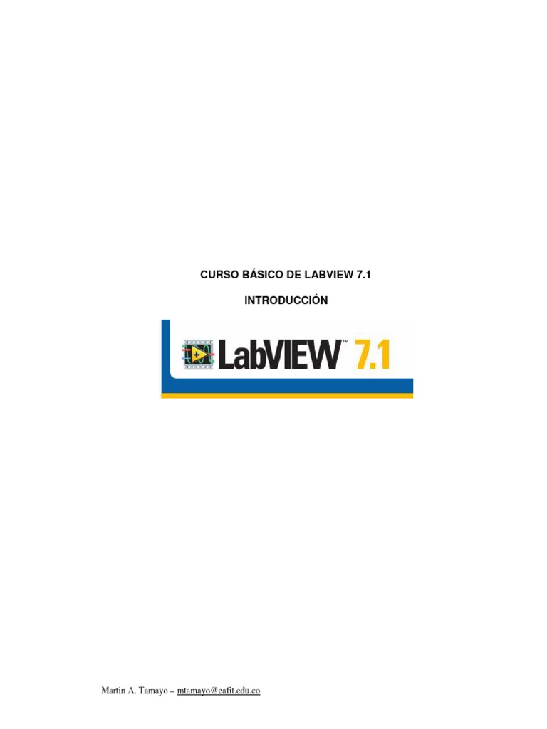Modulo 1.. Curso Básico de LabVIEW | PDF | Programa de computadora | Programación