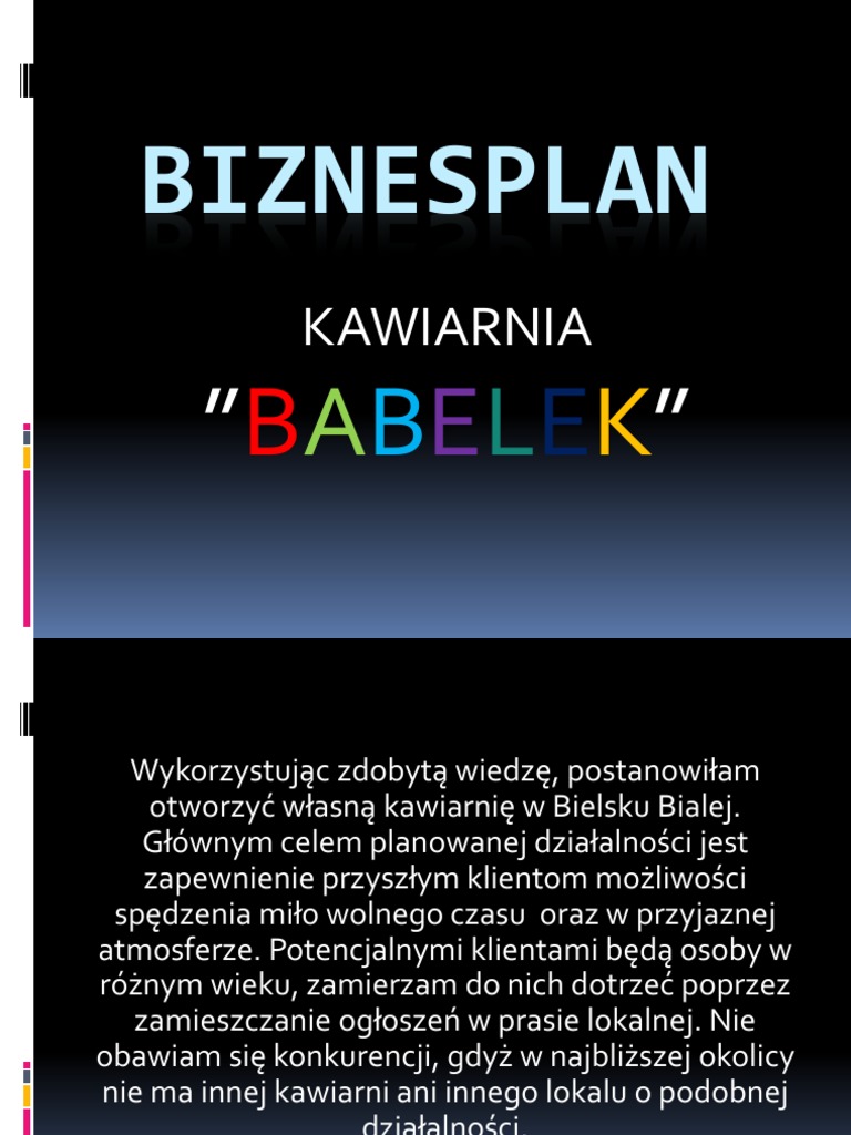 Biznesplan | PDF