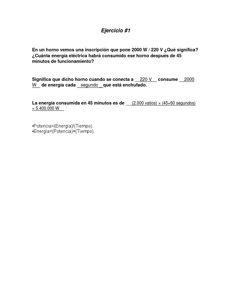 Ejercicio 1, 2 y 3 | PDF