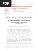 Determination of Fat in Milk by Gerber Method | PDF | Milk | Water