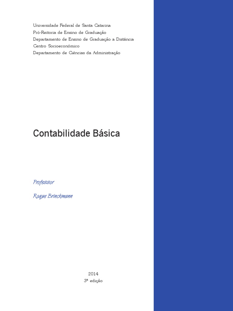 Livro Texto Contabilidade Básica PDF | PDF | Contabilidade | Balancete