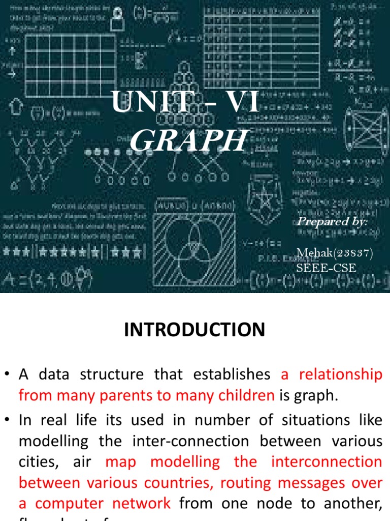 Unit 6 GRAPH | PDF | Vertex (Graph Theory) | Algorithms And Data Structures