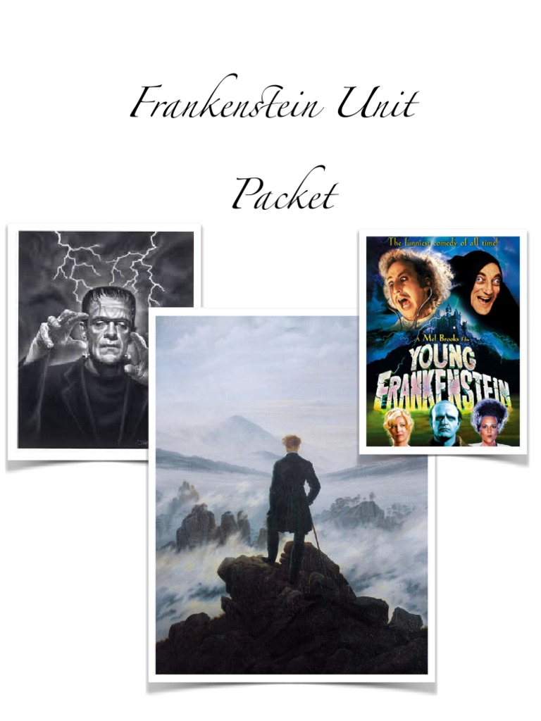 Frankenstein Unit Packet PDF | PDF | Frankenstein | Gothic Fiction