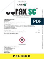 Ficha Técnica del Insecticida APTA | PDF | Agua | Residuos