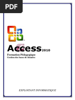 Cours Access | PDF | Bases de données | Microsoft Access