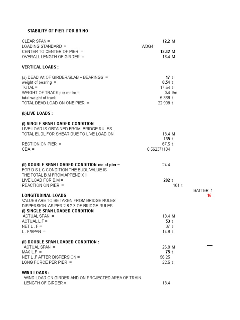 PIER | PDF | Structural Load | Pressure