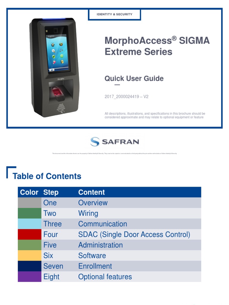 293703583-B - MA SIGMA Extreme - Quick User Guide | PDF | Access ...